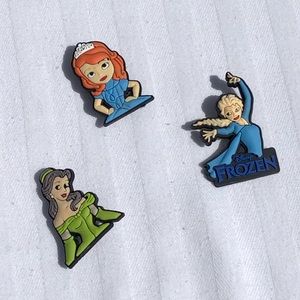 Accessories | Disney Princess Croc Shoe Charms | Poshmark
